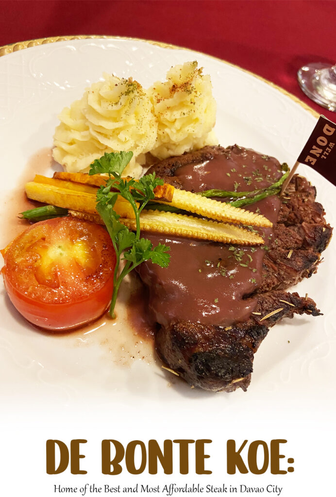 De Bonte Koe: Home of the Best and Most Affordable Steak in Davao City ...